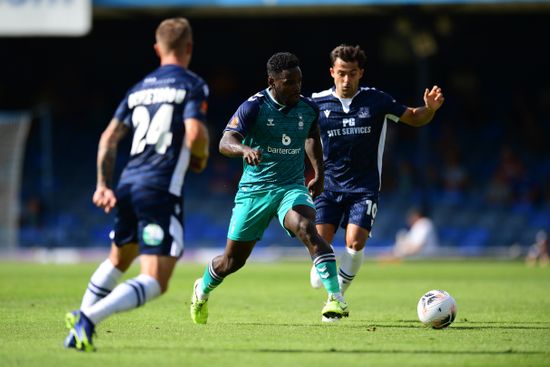 Zaine Francisangol Oldham Athletic Plays Pass Editorial Stock Photo ...
