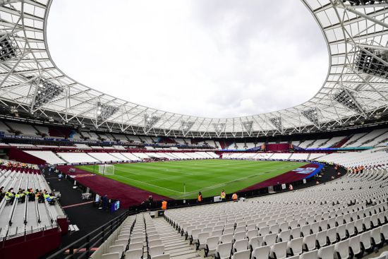 General View Inside London Stadium Ahead Editorial Stock Photo - Stock ...