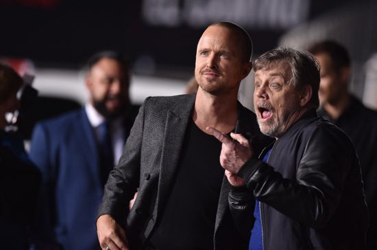 Aaron Paul Mark Hamill Attend Premiere Editorial Stock Photo - Stock ...