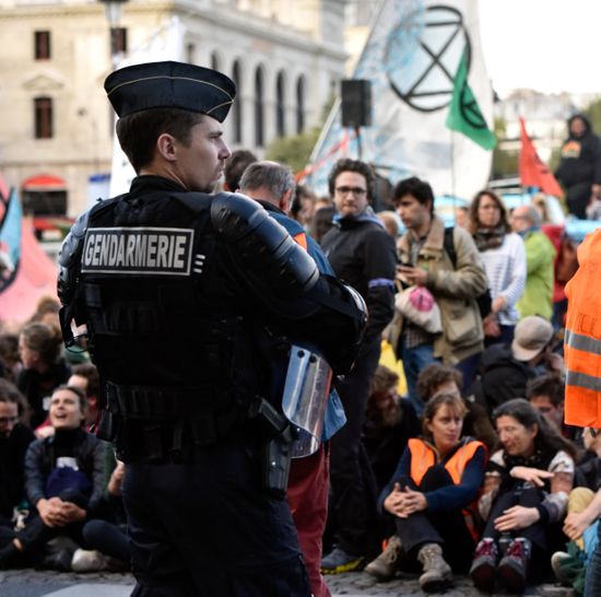 Members Extinction Rebellion Movement Occupy Place Editorial Stock ...