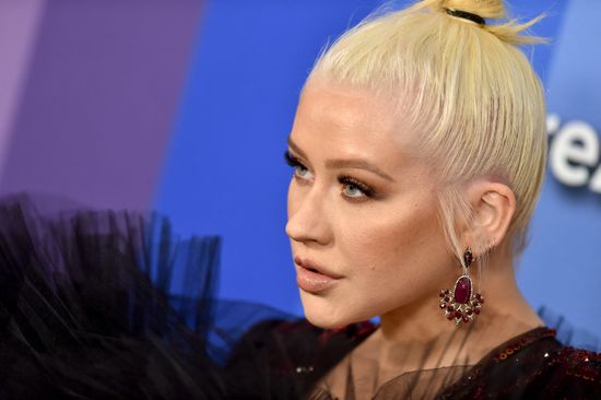 Christina Aguilera Attends 2019 Amfar Gala Editorial Stock Photo ...