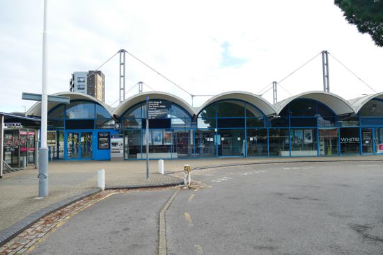 Deserted Poole Train Station On Another Editorial Stock Photo - Stock ...