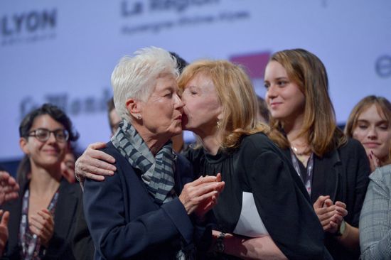Eleanor Coppola Aurore Clement Attending Closing Editorial Stock Photo ...