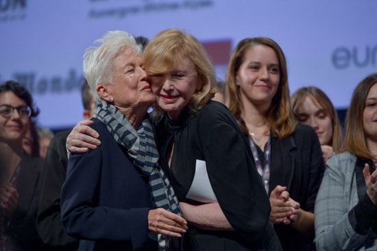 Eleanor Coppola Aurore Clement Attending Closing Editorial Stock Photo ...