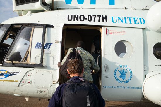 World Food Program Wfp Helicopter Emergency Editorial Stock Photo ...