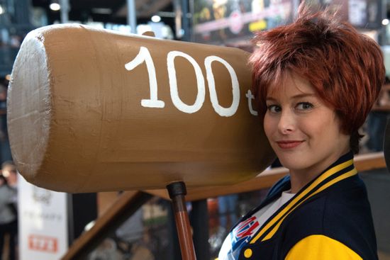 Cosplayer Dressed Laura Nicky Larson Attending Editorial Stock Photo ...