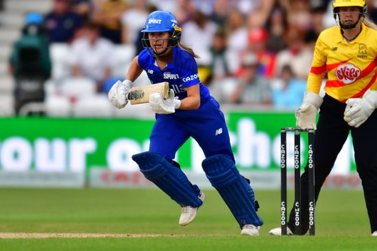Sophie Luff London Spirit Batting During Editorial Stock Photo - Stock ...