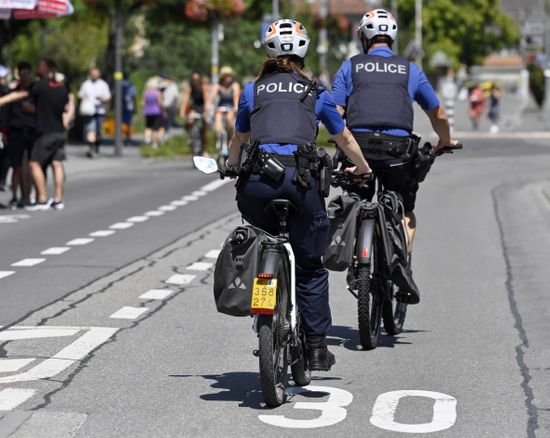 Police Bicycle Patrol Editorial Stock Photo - Stock Image | Shutterstock