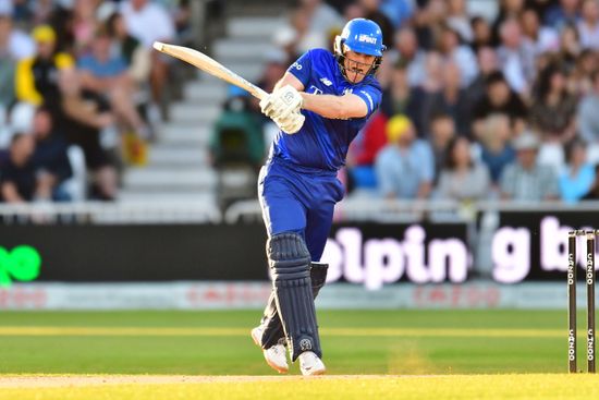 Eoin Morgan London Spirit Batting During Editorial Stock Photo - Stock ...