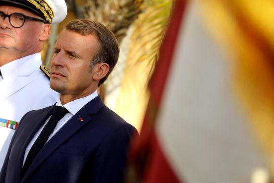 French President Emmanuel Macron Marks 75th Editorial Stock Photo ...
