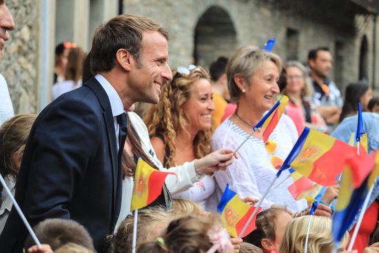French President Coprince Andorra Emmanuel Macron Editorial Stock Photo ...