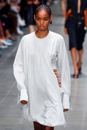 Model Walks Runway Sportmax Show During Editorial Stock Photo - Stock ...