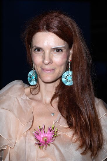 Alexandra Mas Attending Ingie Womenswear Springsummer Editorial Stock ...