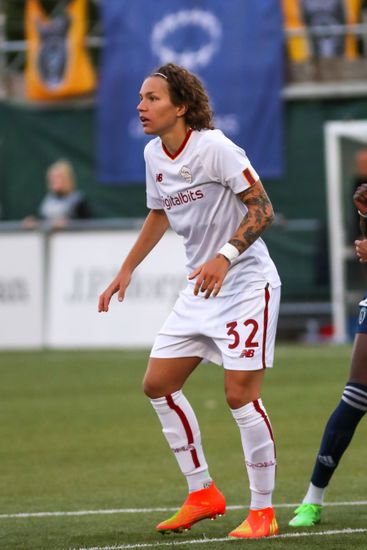 Elena Linari 32 Roma During Uefa Editorial Stock Photo - Stock Image ...