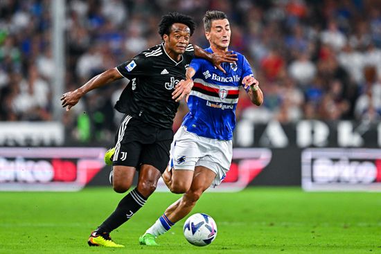 Juventus Colombian Midfielder Juan Cuadrado Left Editorial Stock Photo ...
