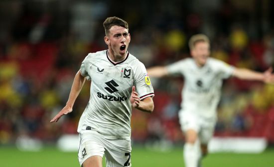 Darragh Burns Mk Dons Celebrates After Editorial Stock Photo - Stock ...