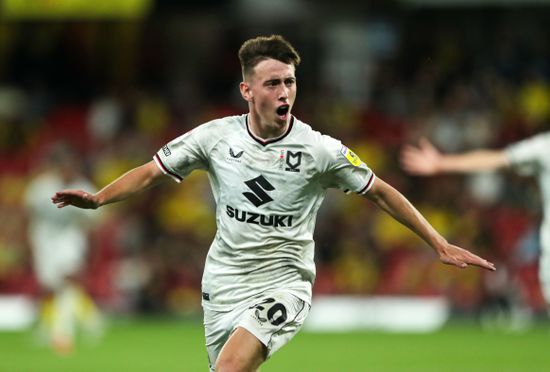Darragh Burns Mk Dons Celebrates After Editorial Stock Photo - Stock ...