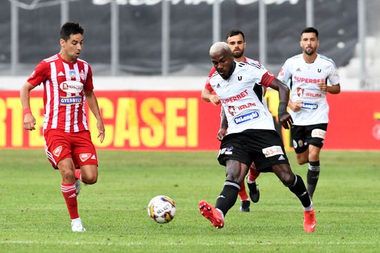 Romario Pires Action During Game Universitatea Editorial Stock Photo ...