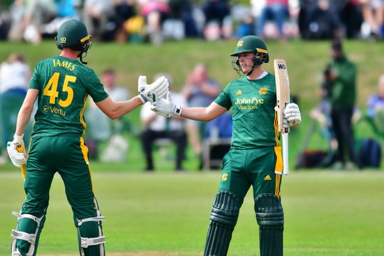 Ben Slater Notts Outlaws Celebrates His Editorial Stock Photo - Stock ...