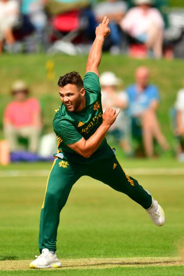 Dane Paterson Notts Outlaws Bowling During Editorial Stock Photo ...