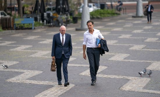 Prime Minister Mark Rutte Minister Henk Editorial Stock Photo - Stock ...