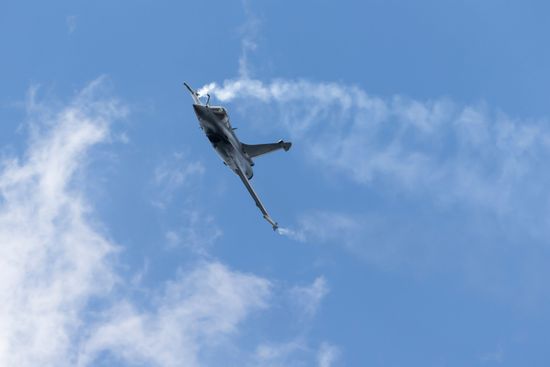 Dassault Rafale Fighter Aircraft Flight Demonstration Editorial Stock ...