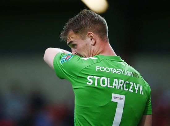 Fleetwood Town Goalkeeper Jakub Stolarczyk Editorial Stock Photo ...