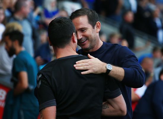 Everton Manager Frank Lampard Counterpart Scott Editorial Stock Photo ...
