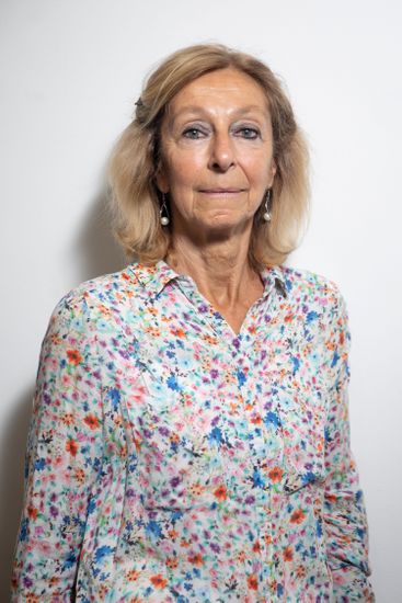 Producer Christine Pireaux Poses Photographer During Editorial Stock ...