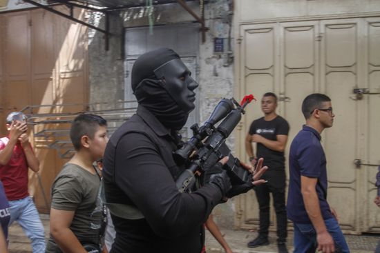 Gunman Dressed Black While Wearing Mask Editorial Stock Photo - Stock ...