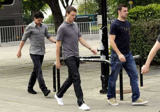 Owen Hargreaves Jonny Evans Darron Gibson Editorial Stock Photo - Stock ...