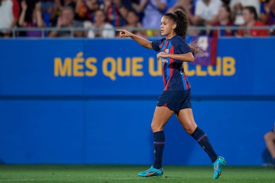 Ariana Arias Barcelona Celebrates After Scoring Editorial Stock Photo ...