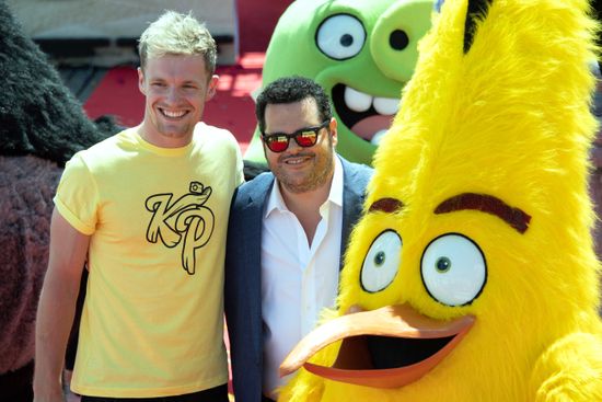 Enzo Knol Josh Gad Attending Angry Editorial Stock Photo - Stock Image ...