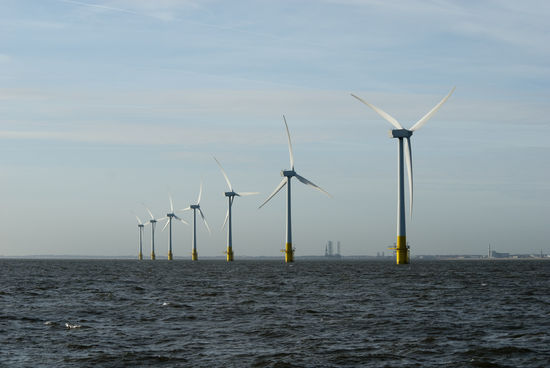 Scroby Sands Offshore Wind Farm Great Editorial Stock Photo - Stock ...