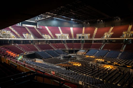 Impact Arena Seen Being Prepared Guests Editorial Stock Photo - Stock ...