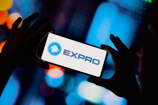 This Photo Illustration Expro Logo Displayed Editorial Stock Photo ...