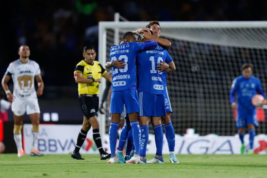Tigres Uanl Players Celebrate Goal During Editorial Stock Photo - Stock ...
