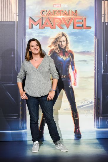 Emilie Lopez Attending Captain Marvel Premiere Editorial Stock Photo ...