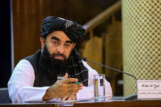 Zabiullah Mujahid Talibans Government Spokesperson Talks Editorial ...
