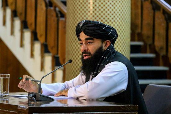 Zabiullah Mujahid Talibans Government Spokesperson Talks Editorial ...