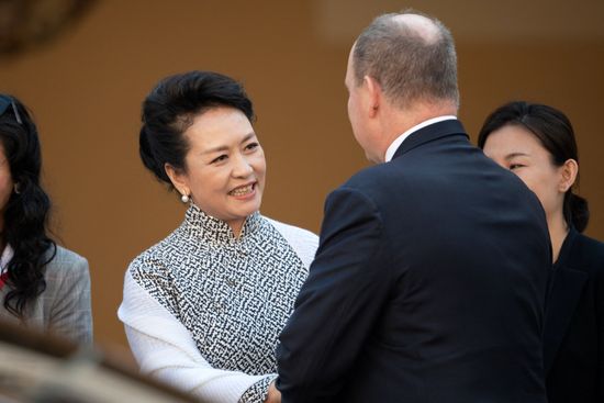 Mrs Peng Liyuan Leaves After Lunch Editorial Stock Photo - Stock Image ...