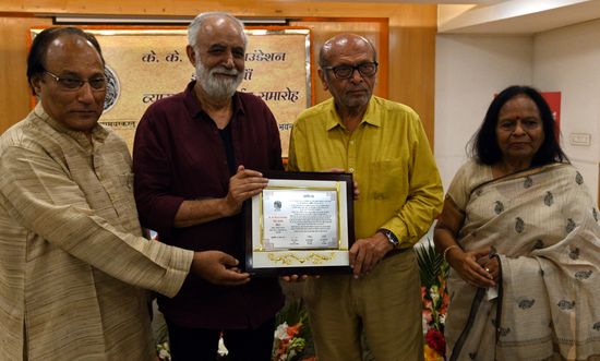Theatre Personality Actor Mk Raina Director Editorial Stock Photo ...