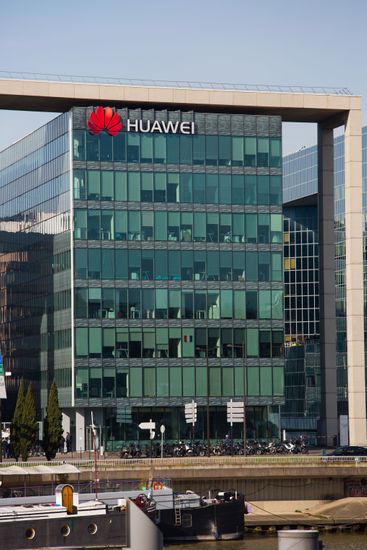 Huawei Paris Headquarter United States Put Editorial Stock Photo ...