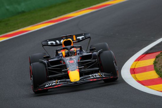 Max Verstappen Ned Redbull Racing Rb18 - Foto de stock de contenido ...