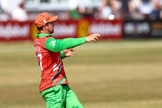 Nick Welch Fielding During Royal London Editorial Stock Photo - Stock ...