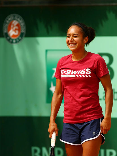 Heather Watson Practice On Her Day Editorial Stock Photo - Stock Image ...