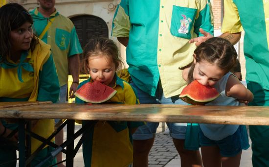 Club El Cazos Watermelon Eating Contest Editorial Stock Photo - Stock ...