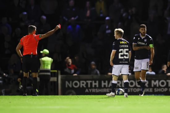 Referee Greg Aitken Red Cards Ryan Editorial Stock Photo - Stock Image ...