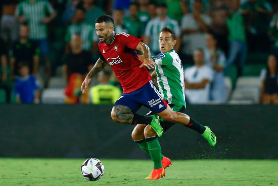 Ruben Garcia Ca Osasuna Andres Guardado Editorial Stock Photo - Stock ...