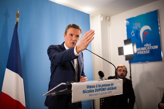 Nicolas Dupontaignan Presents His Wishes Media Editorial Stock Photo ...